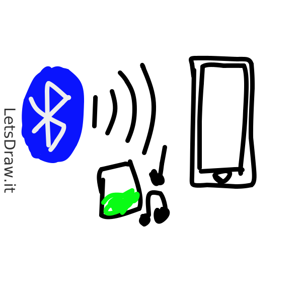 How to draw bluetooth / 3kydc3jyp.png / LetsDrawIt