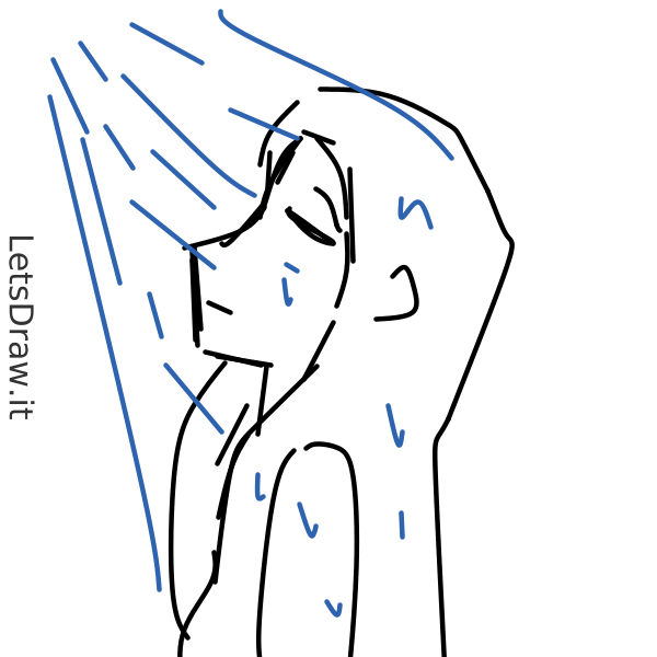 How to draw shower / 3o4edbehs.png / LetsDrawIt