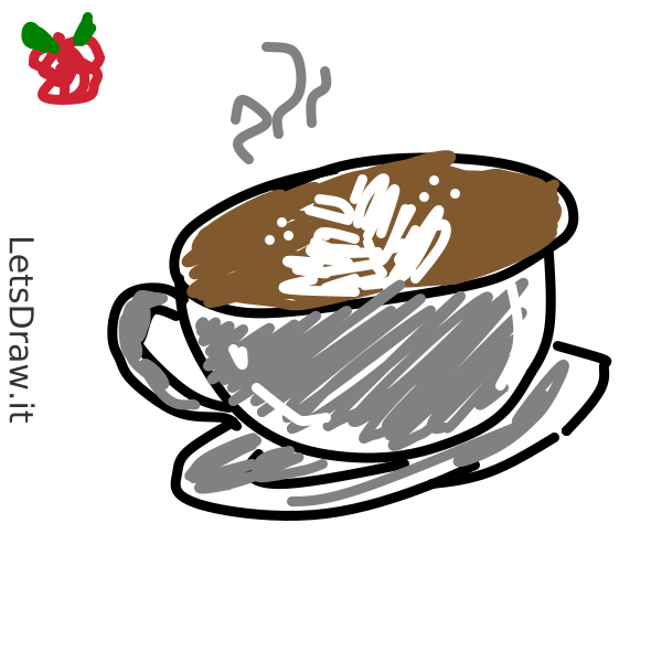 How to draw coffee / 3qn7drpe7.png / LetsDrawIt