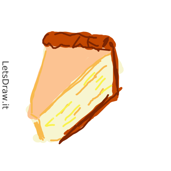 How to draw cheesecake / 3sbzoeegt.png / LetsDrawIt