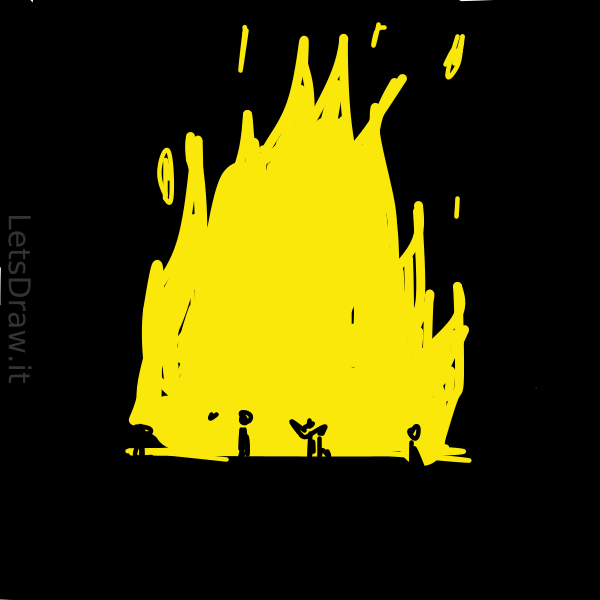 How to draw bonfire / 3tn5dnpjm.png / LetsDrawIt