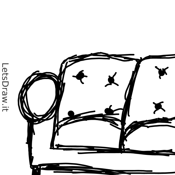How to draw couch / 3ycprtc49.png / LetsDrawIt