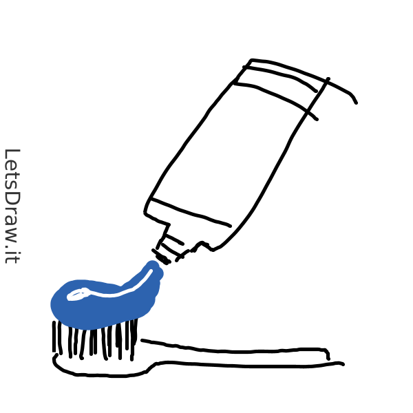 How to draw toothpaste / 3zhjbeybr.png / LetsDrawIt