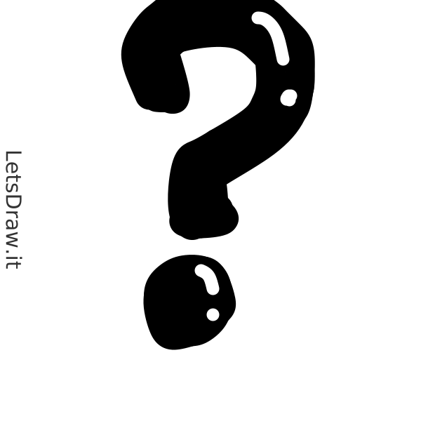 How to draw question mark / 3zjuemjq.png / LetsDrawIt