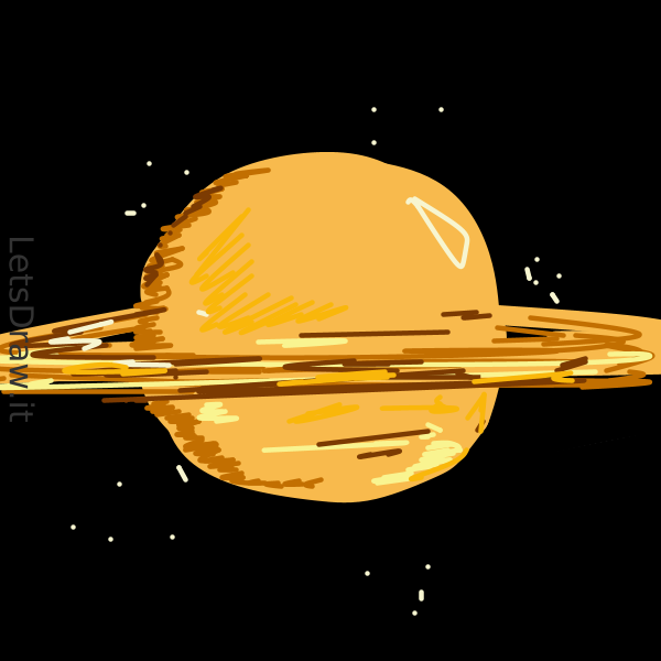 How to draw Saturn / 455rc81d5.png / LetsDrawIt