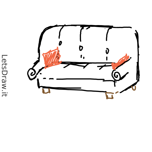 How to draw couch / 455so1af6.png / LetsDrawIt