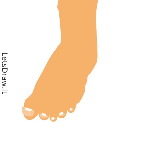 How to draw foot / 46ikft8e5.png / LetsDrawIt