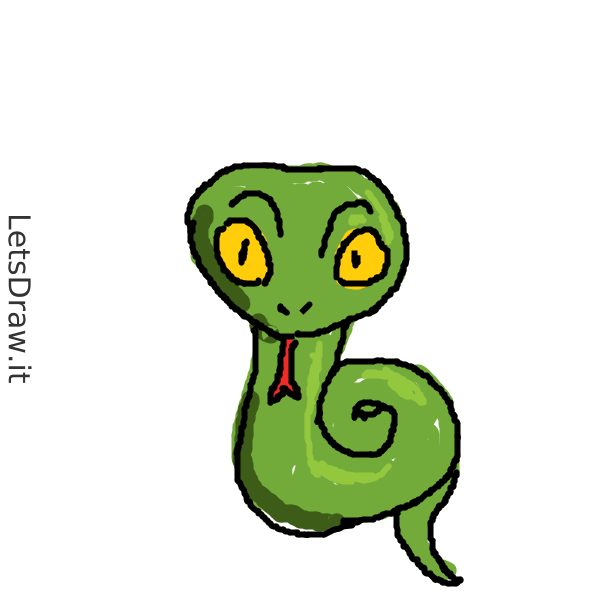 How to draw grass snake / 46xntc7sk.png / LetsDrawIt