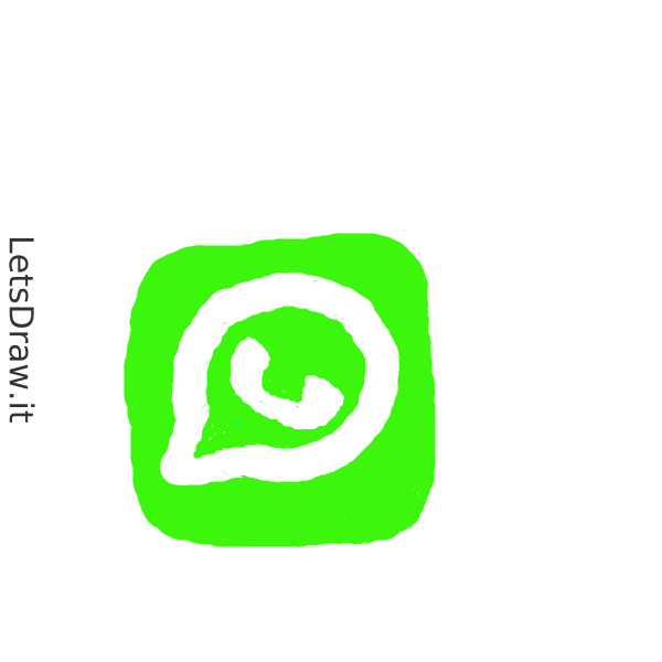 How to draw WhatsApp / 495qxj8dh.png / LetsDrawIt