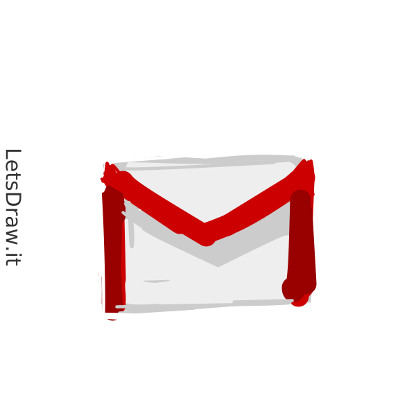 How to draw Email / 4ach8be7k.png / LetsDrawIt