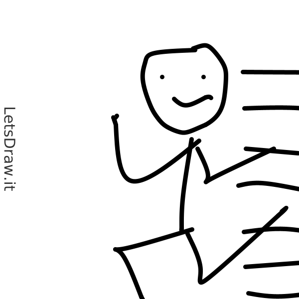 How to draw run / 4amtchigu.png / LetsDrawIt