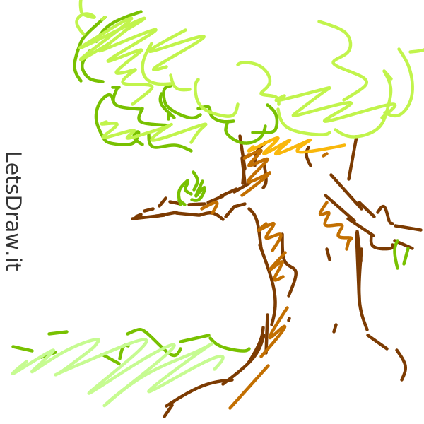 How to draw branch / 4ausc1f43.png / LetsDrawIt