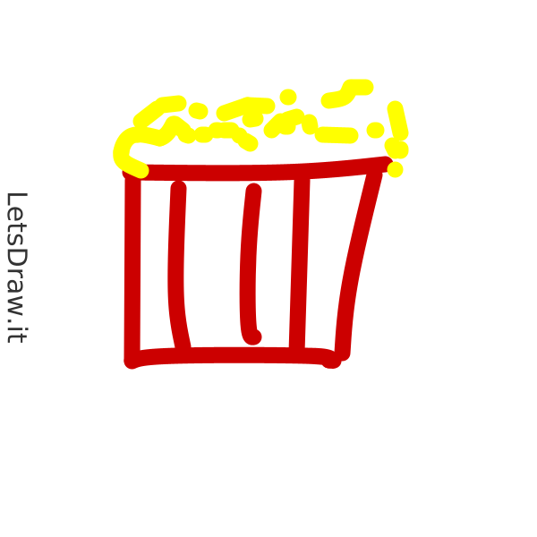 How to draw popcorn / 4c6kfse95.png / LetsDrawIt