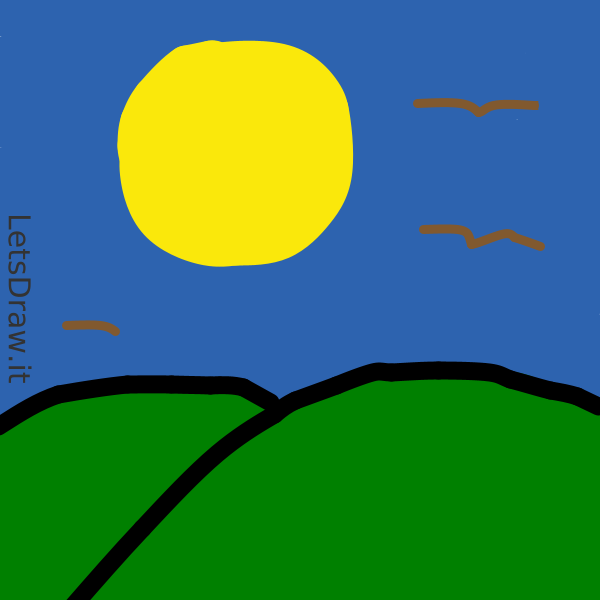 How to draw day / LetsDrawIt