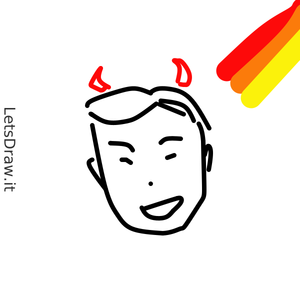 How to draw lucifer / 4dedk95yf.png / LetsDrawIt