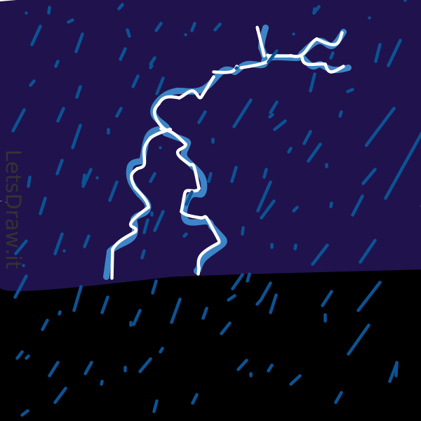 How to draw storm / 4diof8shk.png / LetsDrawIt