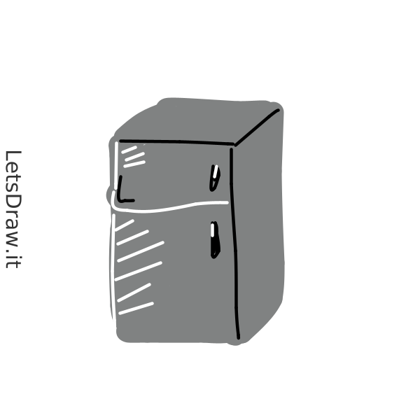 How to draw fridge / 4du8bbft5.png / LetsDrawIt