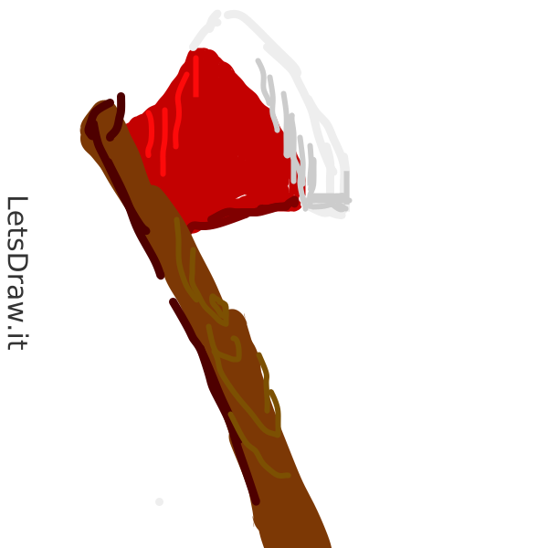 How to draw axe / 4e35x4dsz.png / LetsDrawIt