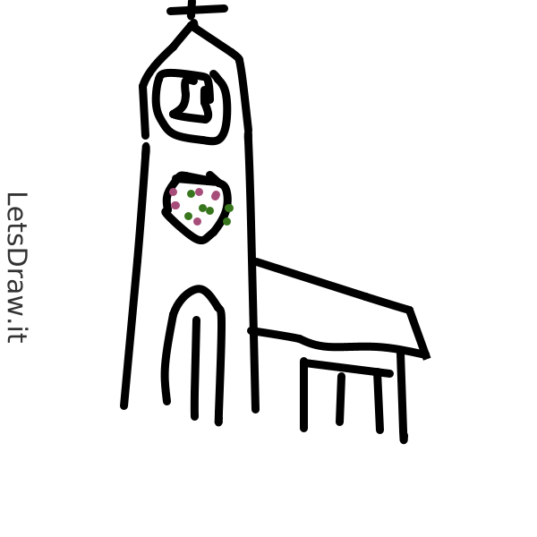 How to draw church / 4fdqe8zdk.png / LetsDrawIt