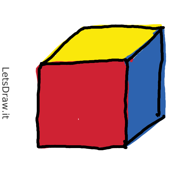 How to draw cube / 4fxdp3eyf.png / LetsDrawIt