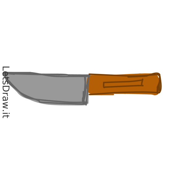 How to draw knife / 4gktfa9hy.png / LetsDrawIt
