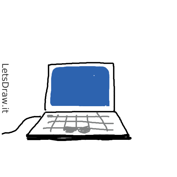 How to draw Laptops / 4izjfmj3t.png / LetsDrawIt