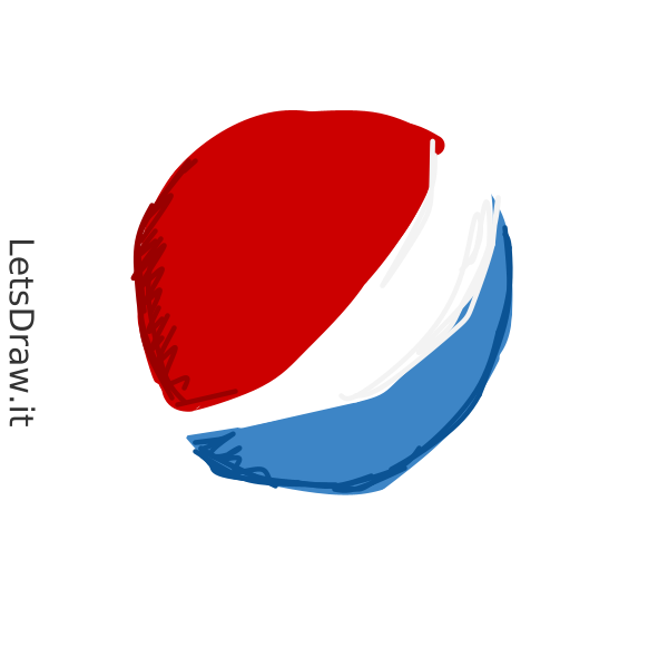 How to draw Pepsi / 4jcuedcwd.png / LetsDrawIt