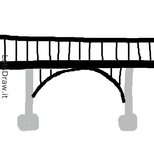How to draw bridge / 4kdbomxd8.png / LetsDrawIt