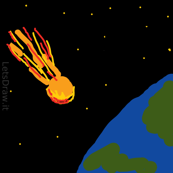 How to draw asteroid / 4kr1qaxwq.png / LetsDrawIt