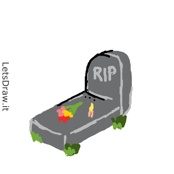 How to draw grave / 4ncp188nx.png / LetsDrawIt