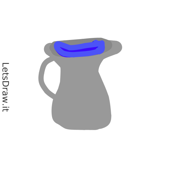 How to draw pitcher / LetsDrawIt