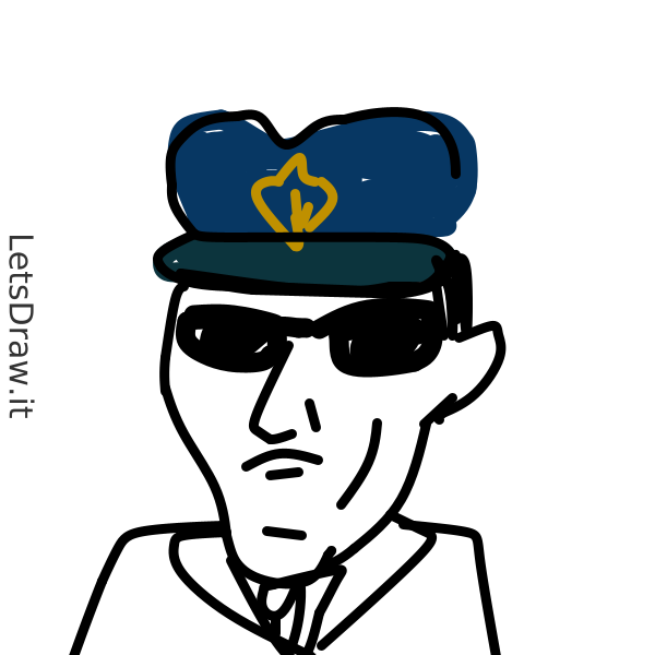 How to draw police / 4nz4gqodx.png / LetsDrawIt