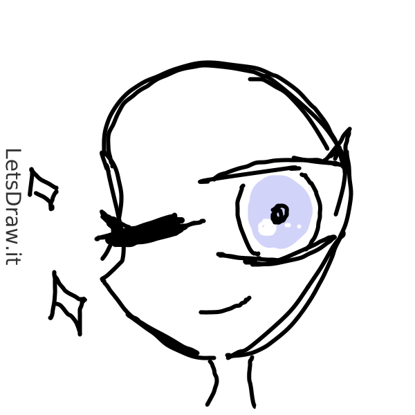 How to draw wink / 4opmq5fbo.png / LetsDrawIt