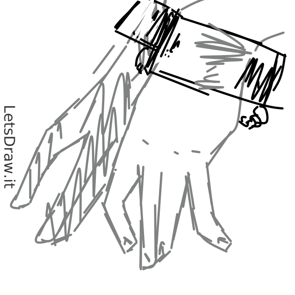 How to draw handcuffs / 4or5ni8ne.png / LetsDrawIt