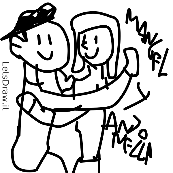 How to draw hug / 4os6k9yne.png / LetsDrawIt