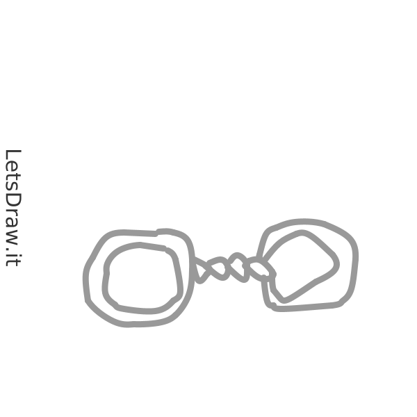 How to draw handcuffs / 4pchezh3n.png / LetsDrawIt