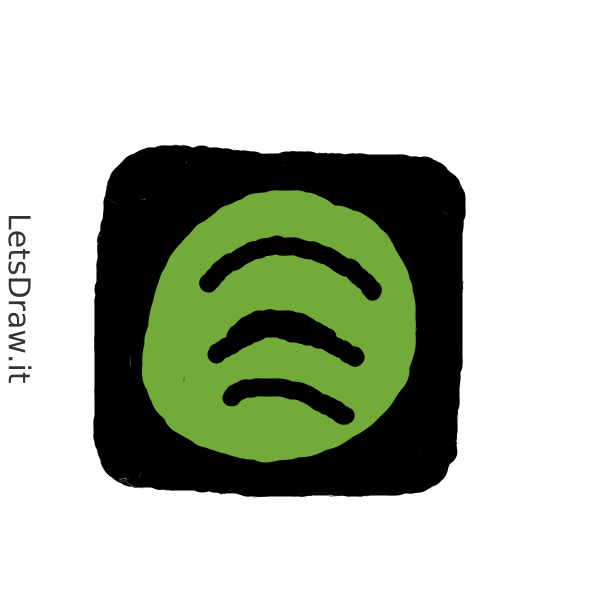 How to draw Spotify / 4pfsxgh4q.png / LetsDrawIt