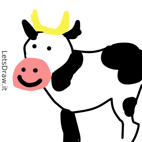 How to draw cows / 4pn8k8ei5.png / LetsDrawIt
