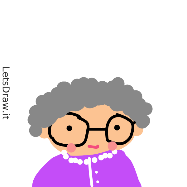 How to draw grandma / 4qanjnyrz.png / LetsDrawIt