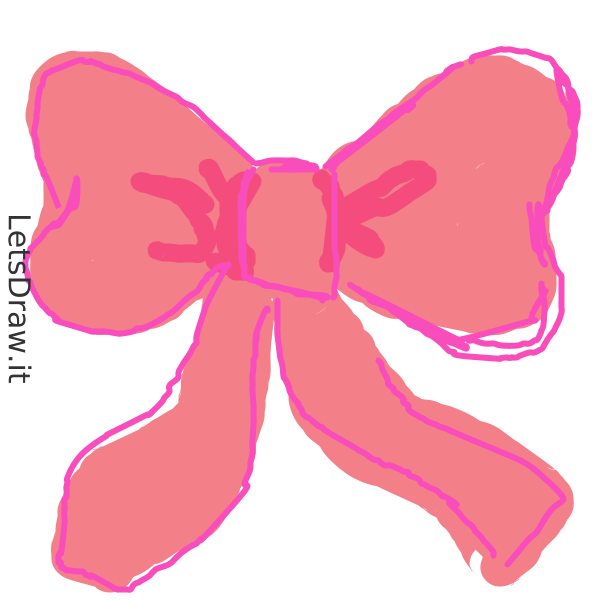 How to draw bow / 4qzgqm48o.png / LetsDrawIt