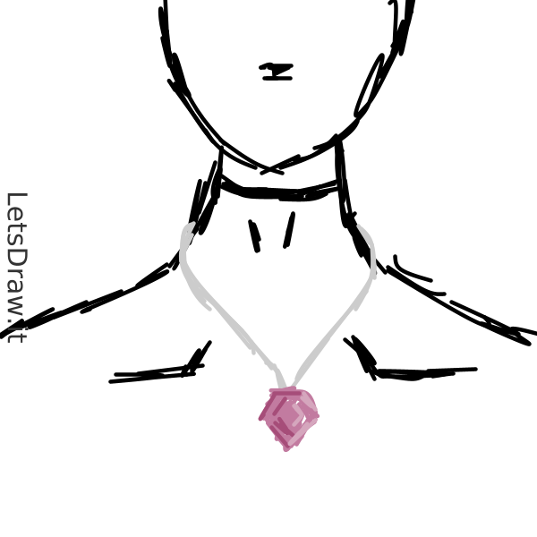 How to draw necklace / 4sj1deck7.png / LetsDrawIt