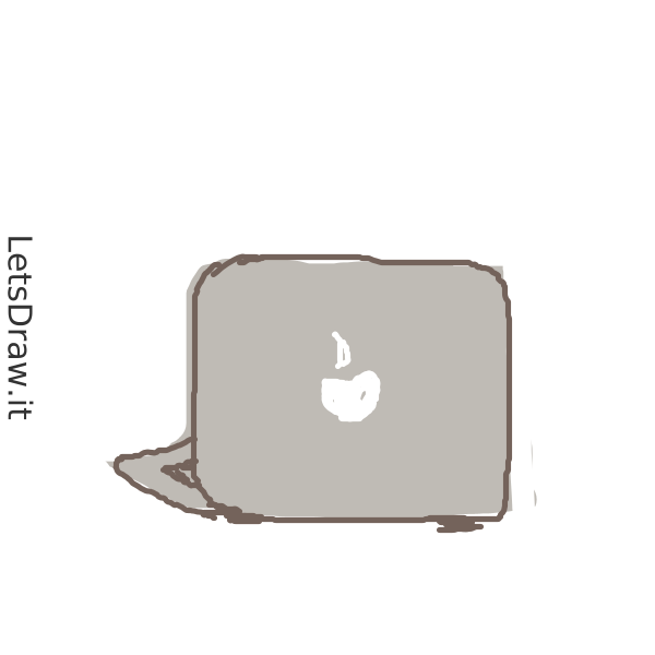 How to draw macbook / 4sx6f3rw.png / LetsDrawIt