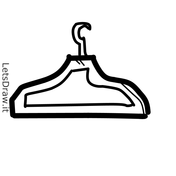 How to draw hanger / 4t4nko4u3.png / LetsDrawIt