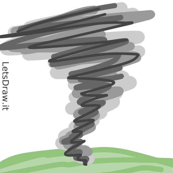 How to draw tornado / 4tam94de.png / LetsDrawIt