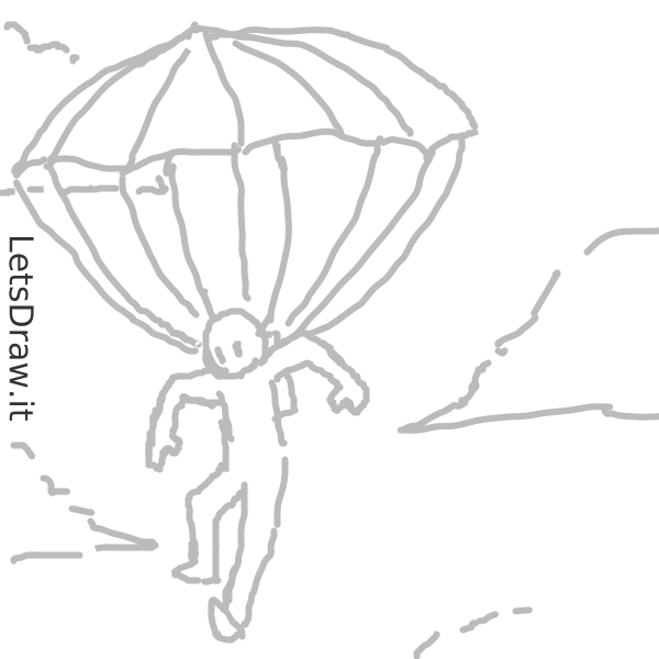 How to draw parachute / 4uu4xj7ro.png / LetsDrawIt