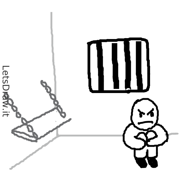 How to draw prison / 4xqatfihd.png / LetsDrawIt