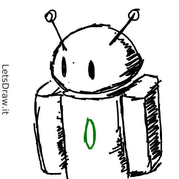 How to draw Android / 4xr78ssxy.png / LetsDrawIt