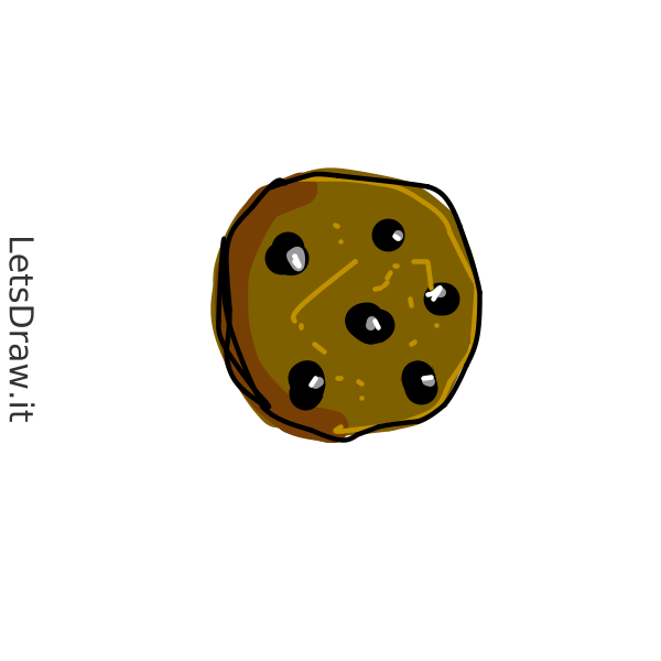 How to draw cookies / 4y1hfr565.png / LetsDrawIt