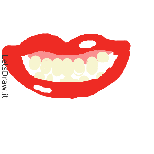 How to draw teeth / 4y4hq6hns.png / LetsDrawIt
