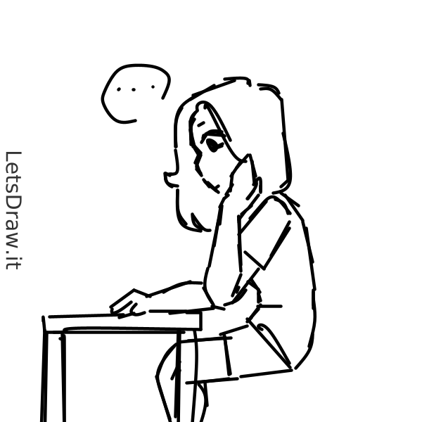 How to draw think / 4yo7kok4h.png / LetsDrawIt